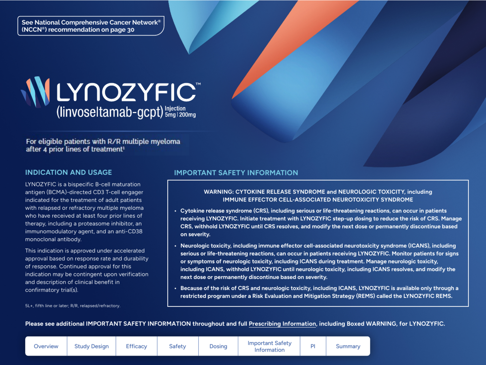 Resources - LYNOZYFIC™ (linvoseltamab-gcpt)
